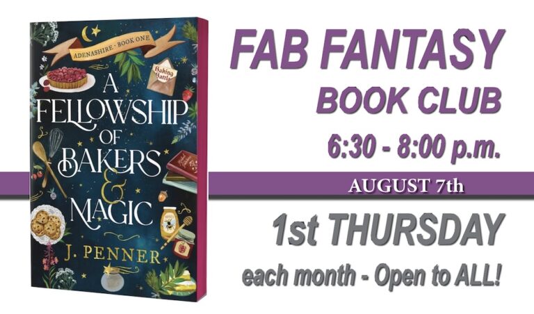 August Fab Fantasy Book Club: A Fellowship of Bakers & Magic by J ...